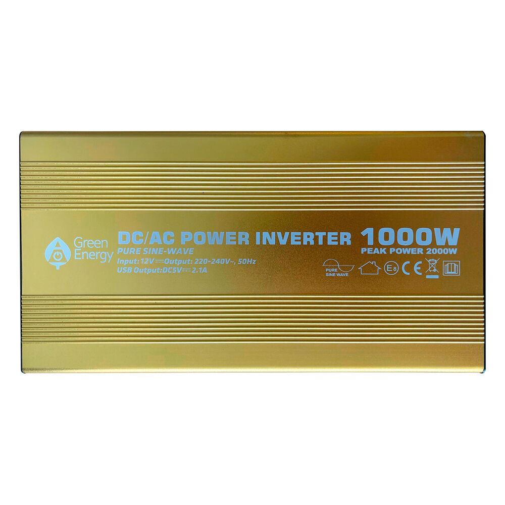Green Energy invERTer - solar panels - 1000W - 12V (520050002), Green ...