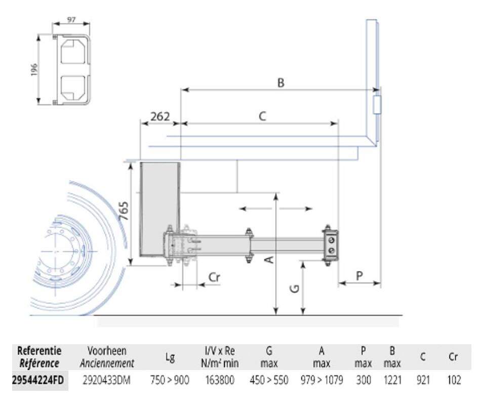 Pommier bumper XPAND P42F - hydraulic horizontal retractable + sensor ...