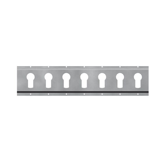 Rhiwa Quality anchor rail - key hole Ø 25 mm - 3000 mm - zinc-plated ...