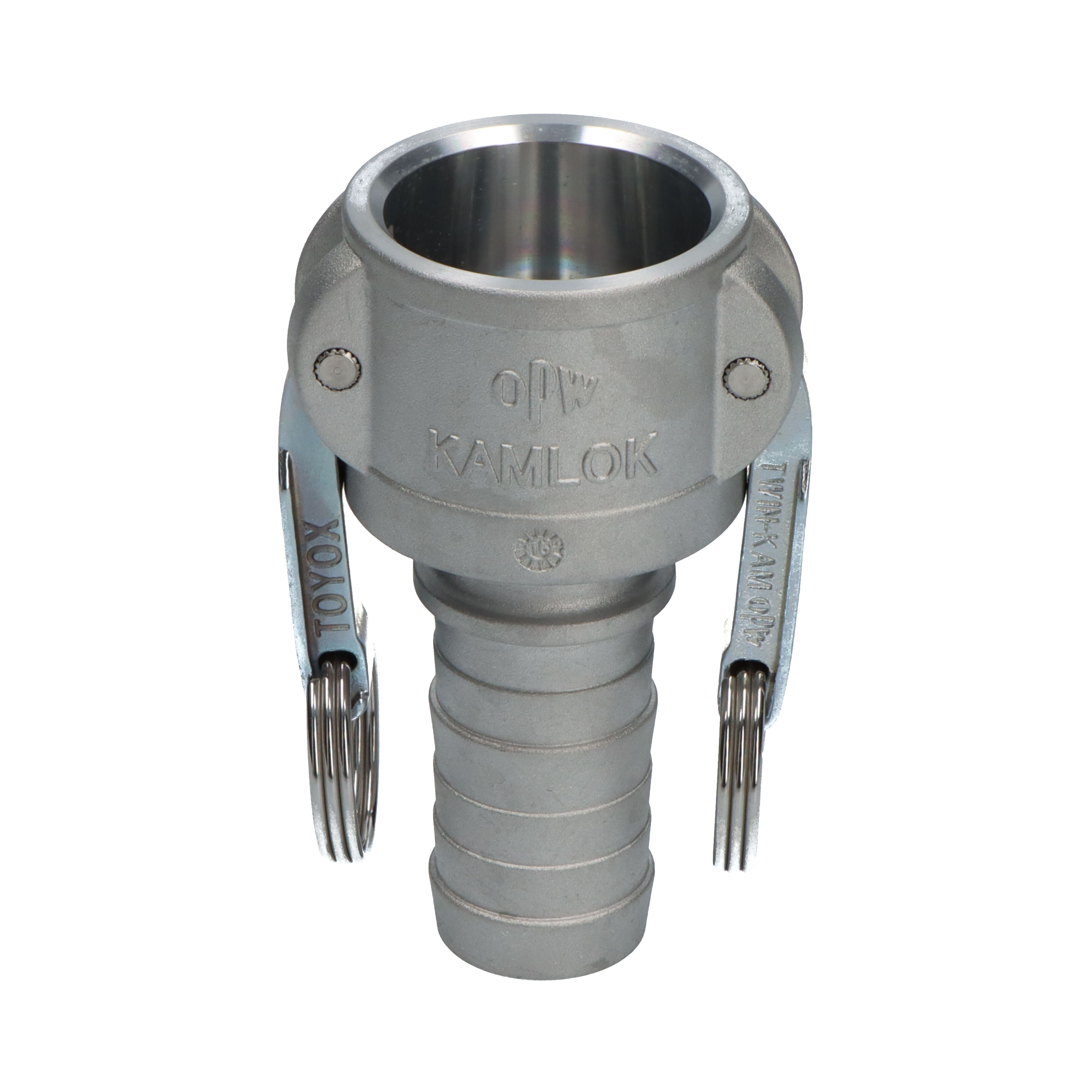 OPW raccord Kamlok coupler C 1,1/2" embout cannelé pour collier de serrage Alu (2314646633CAL15 ...