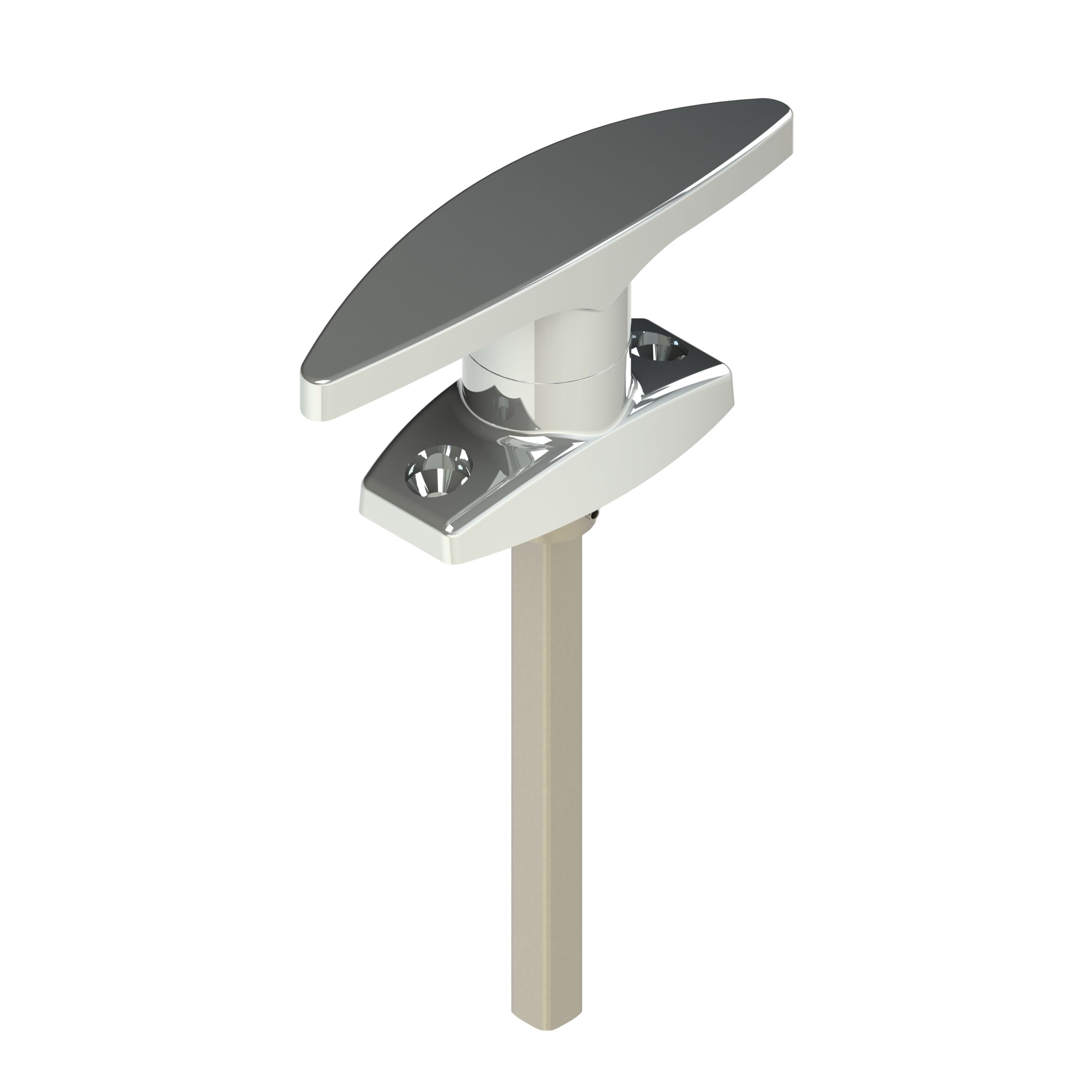 Rhiwa Quality suitcase handle - shaft 90 mm - not lockable - chrome ...