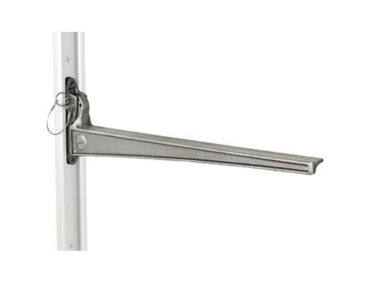 Pommier shelf support - multi position - with blocking - 600 mm long (1346021A), Pommier ...