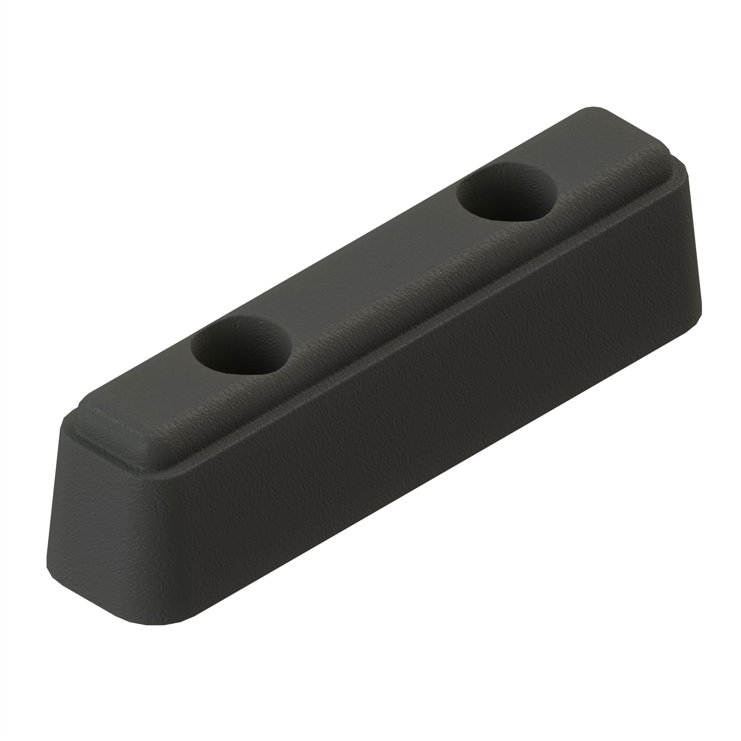 Rhiwa Quality guard block 215 x 50 x 55 mm (LxWxH) - rubber (2000800 ...
