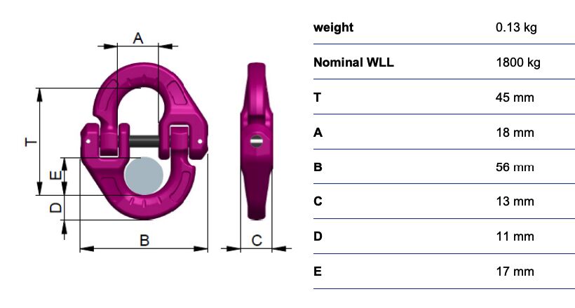 RUD ICE-Chain coupling IVS-6 (79014713480), RUD | Safe and comfortable ...