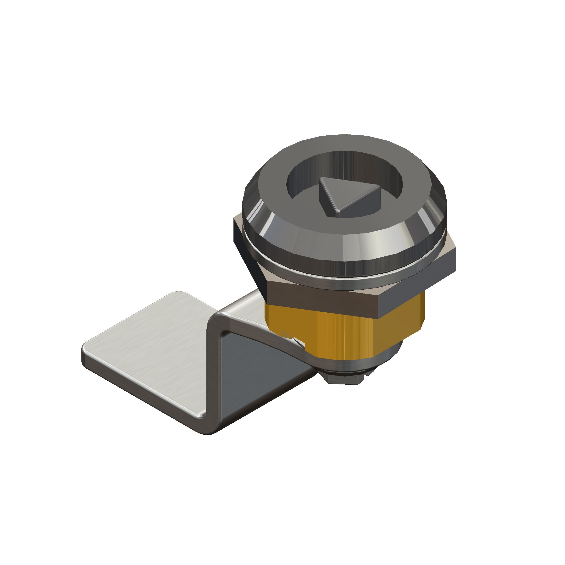 Rhiwa Quality lock with lip - triangle connection 8 mm - internal ...