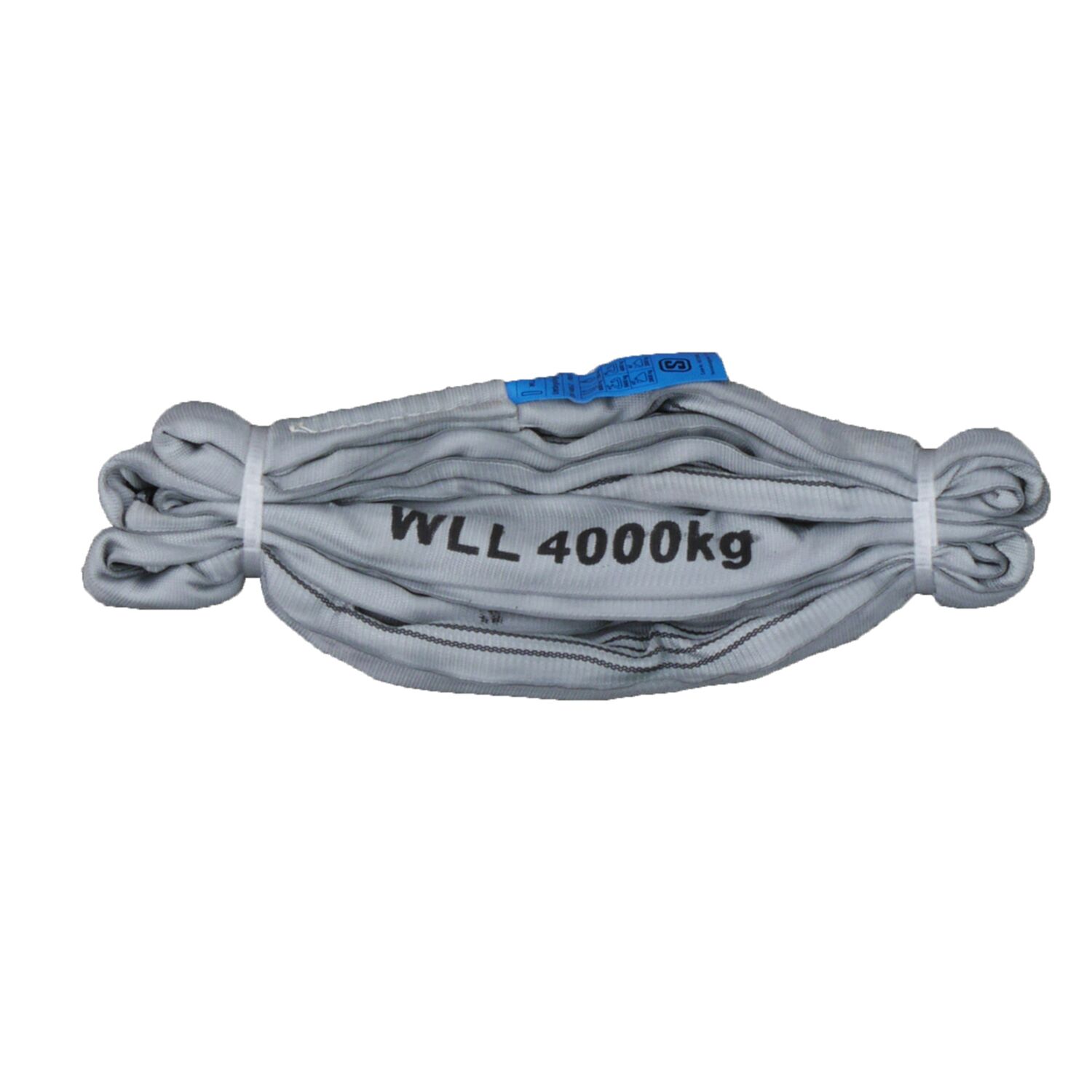 Rhiwa Quality round sling - length 4 meter - grey - 4 tonnes (1343384 ...