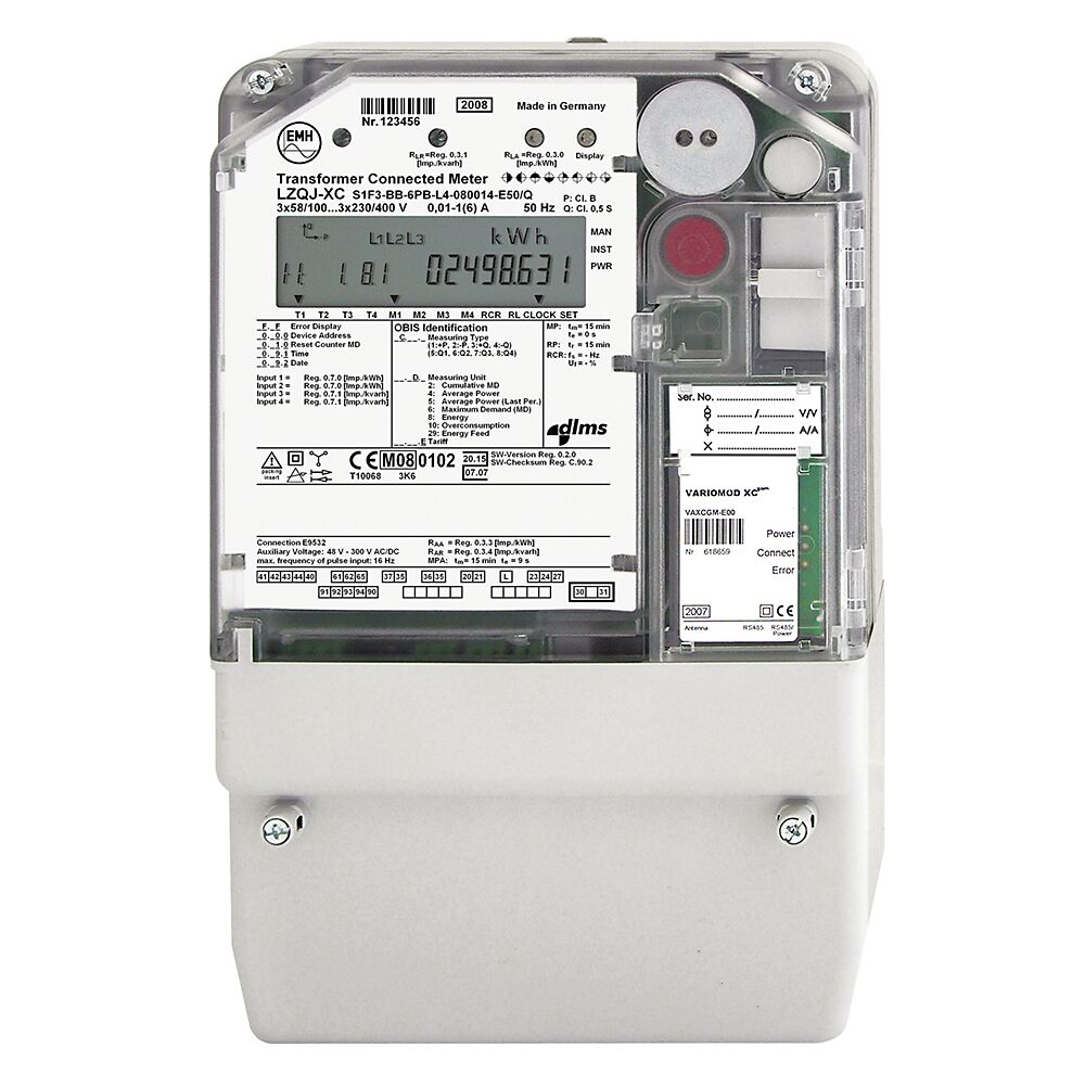 EMH kWh-meter LZQJ-SGM (vz-emh-kwhmeter-lzqj), EMH Metering ...