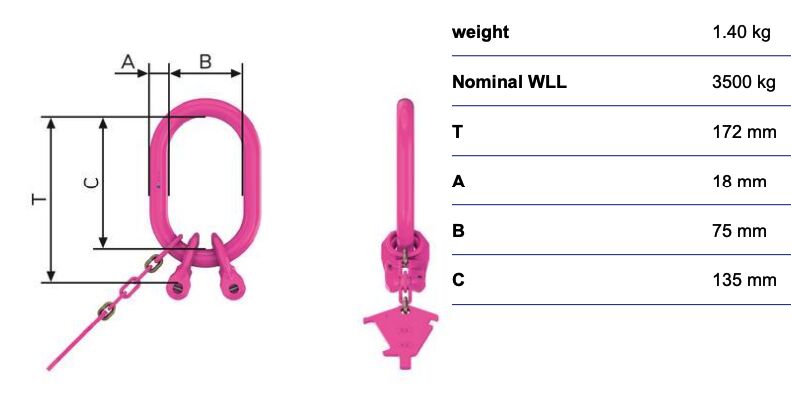 RUD VIP-Master link two strands VAK-2-8 (71007071890), RUD | Safe and ...