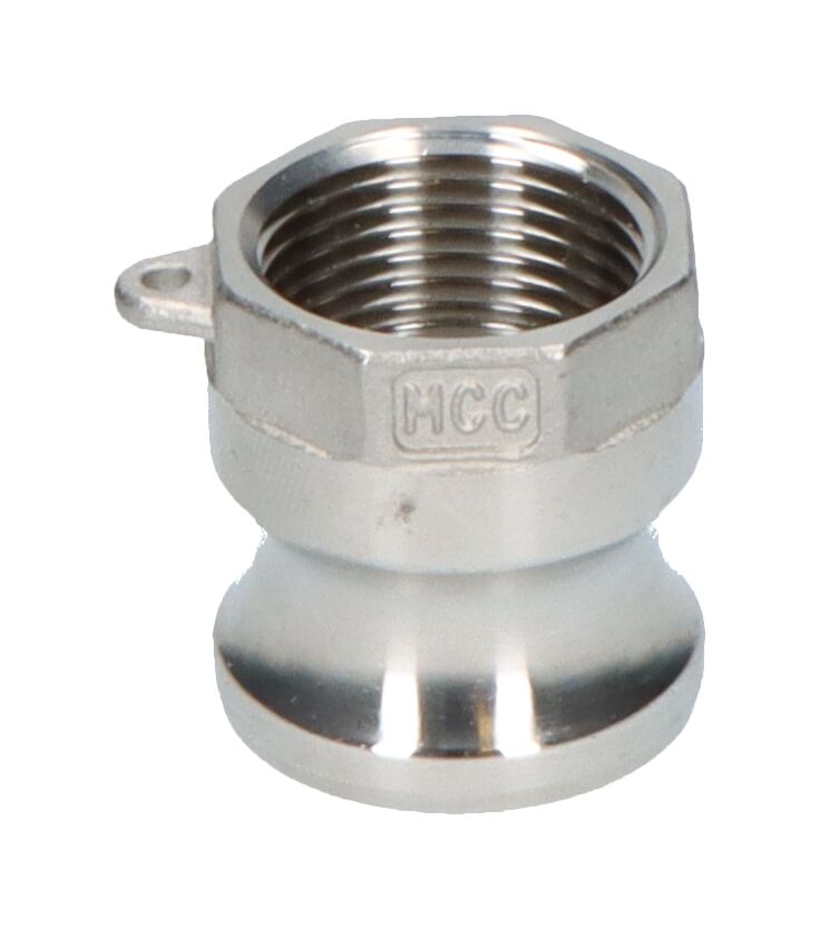 MCC raccord Camlock adaptateur A 3/4" filetage femelle BSPP en inox 316 (23146210020), MCC ...