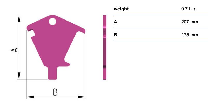RUD VIP-Lifting chain testing gauge VKPL-22 (71018322280), RUD ...