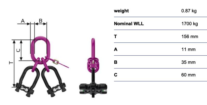 RUD ICE-Mini lifter IML-4-4 with shortening device (79050765900), RUD ...