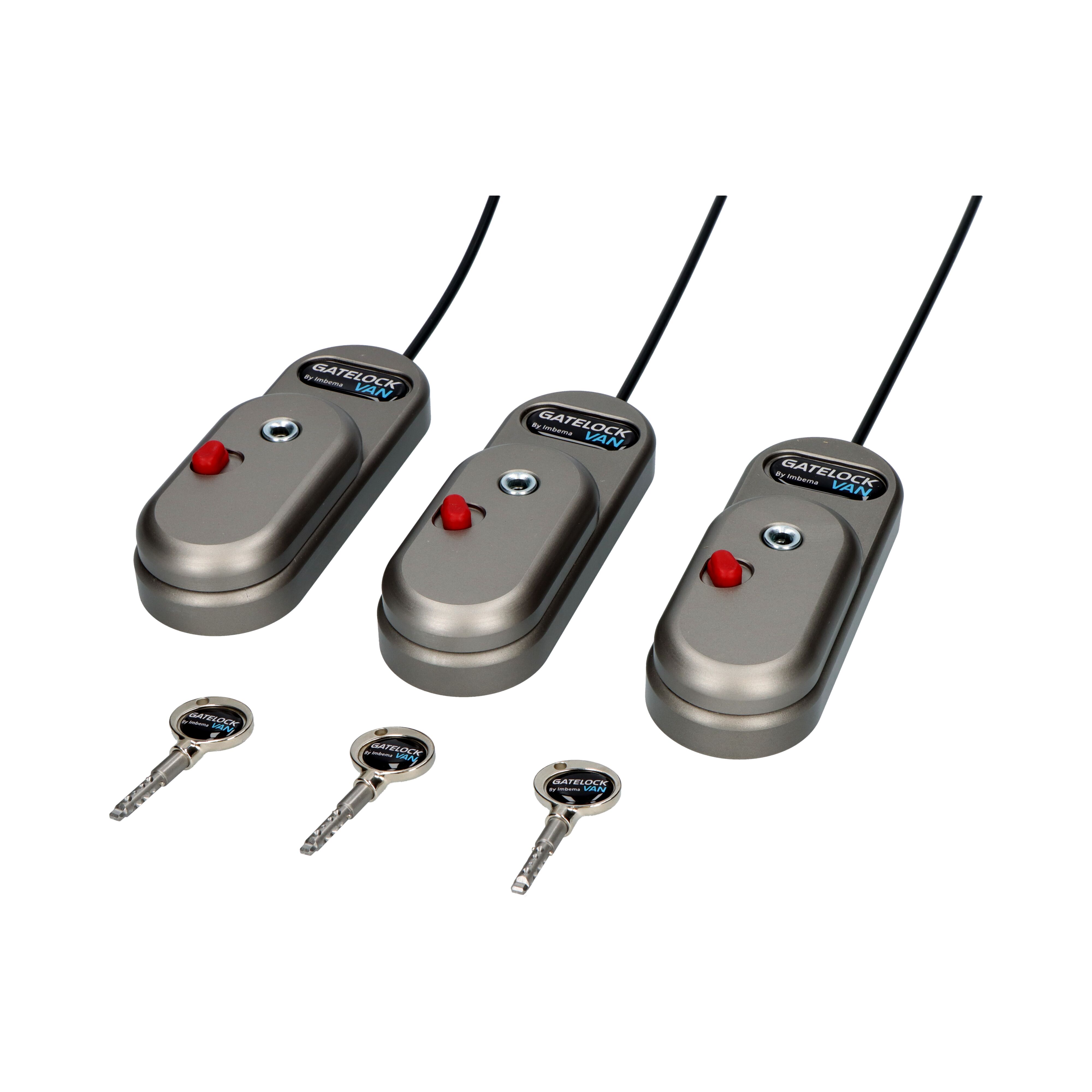 GATELOCK Van Medium Plus - slam/deadlock - set of 3 locks (80221063 ...