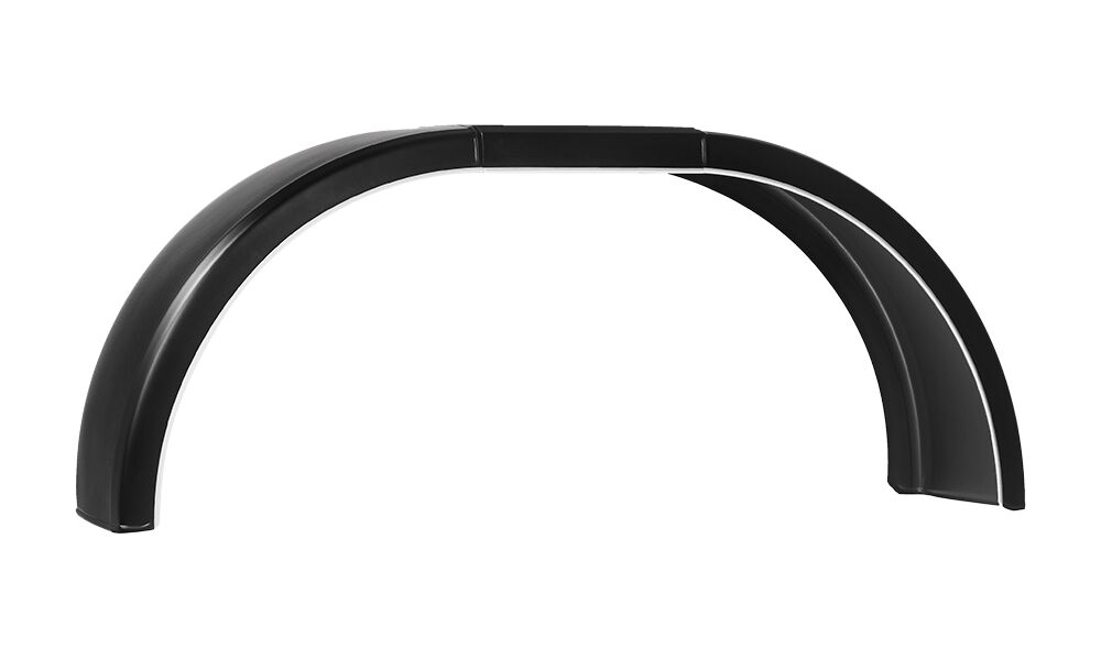 Parlok mudguard steering axle - 680 x 1660 mm (WxSp) - HDPE (1409578 ...