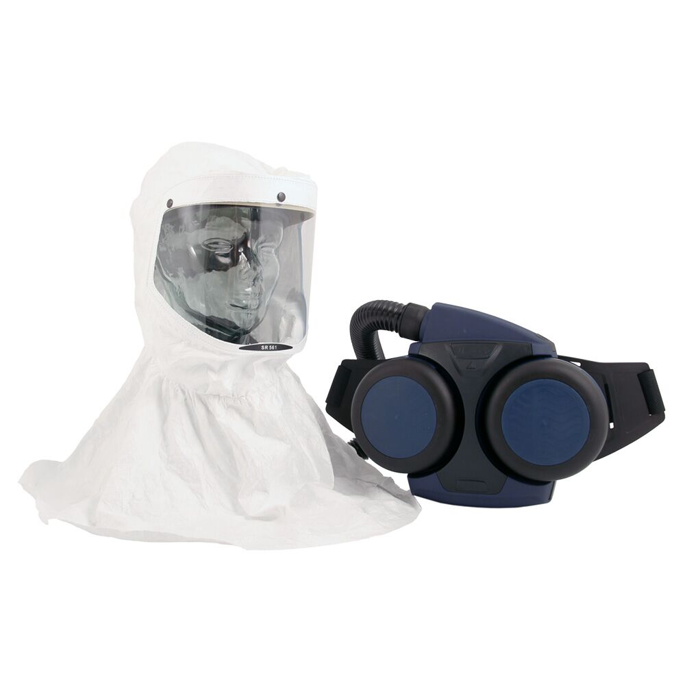 Sundström PAPR fan unit set SR 500 with Tyvek® hood SR 561 (H06-5212 ...