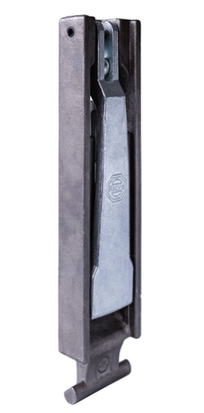 Rhiwa Quality pillar lock H12/90 - complete - plain steel (1160360 ...