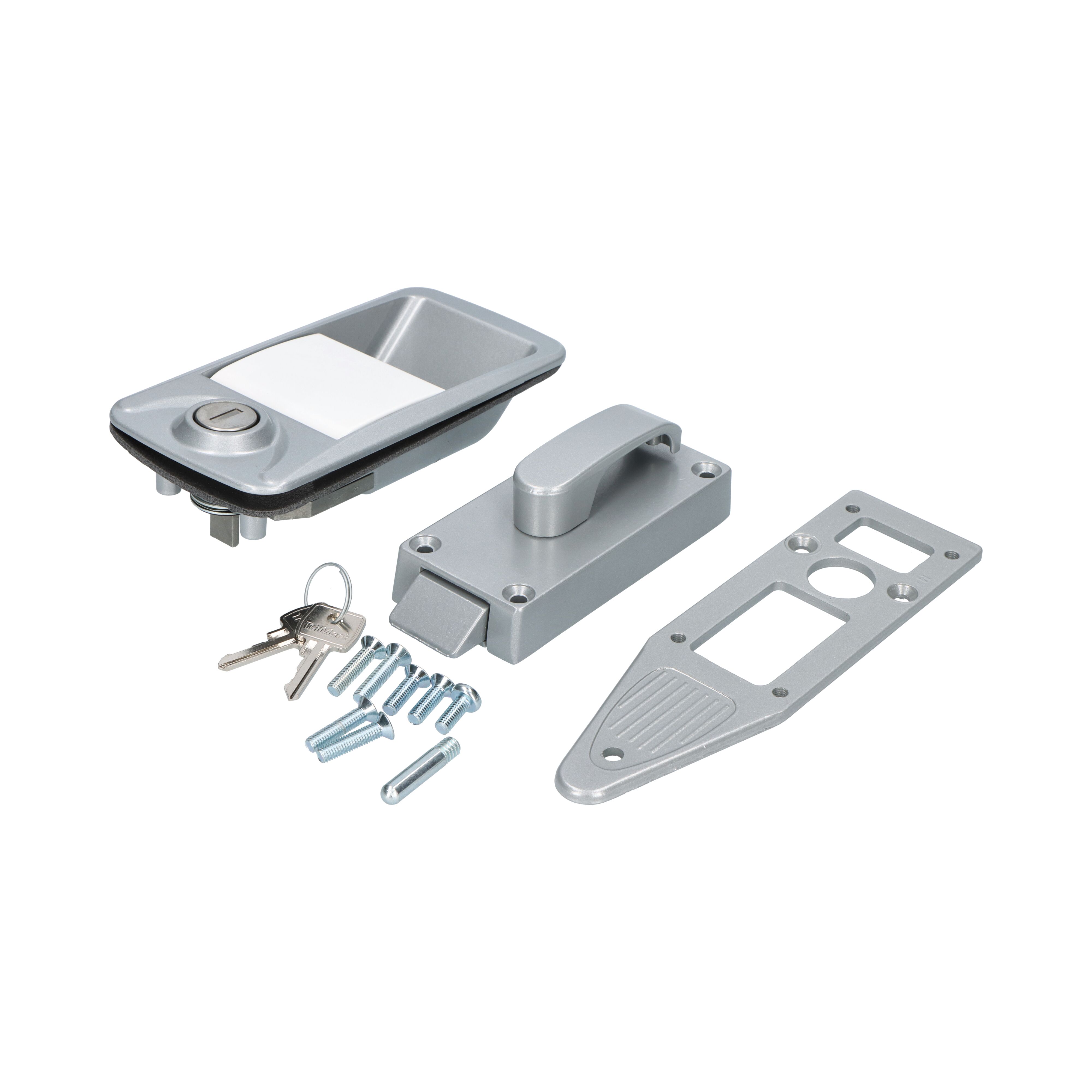 Rhiwa Quality caravan door lock - left - for door thickness 25 mm - key ...