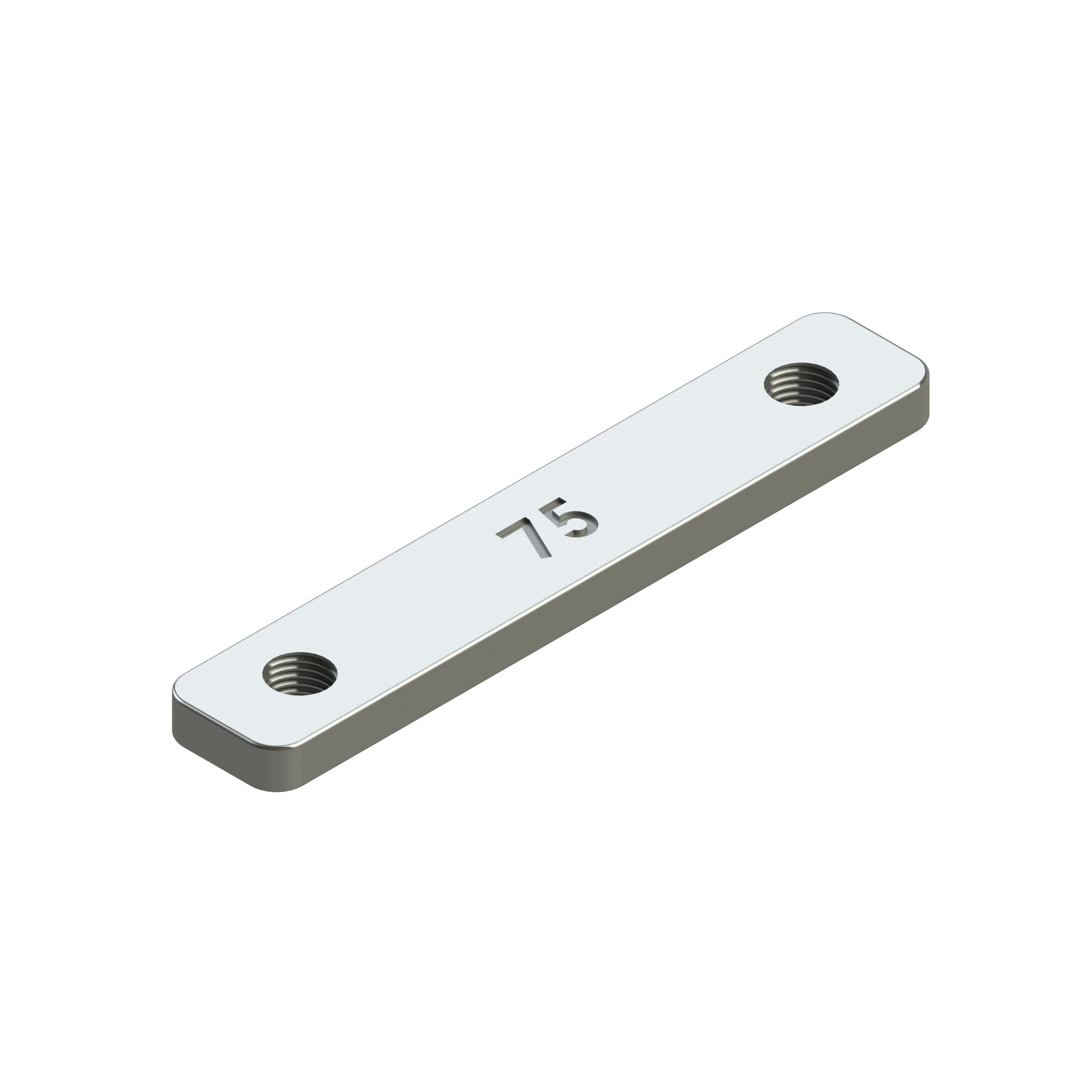 Rhiwa Quality side board hinge inlay strip - CtC 75 mm - M8 - zinc ...