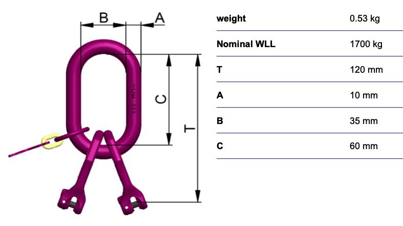 RUD ICE-Master link four strands IAK-3/4-4 (79050335860), RUD | Safe ...