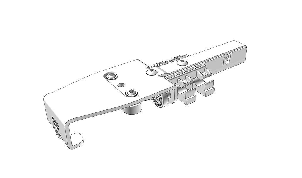 Edscha roller carriage - with sliding block - for Edscha CS Ultraline ...