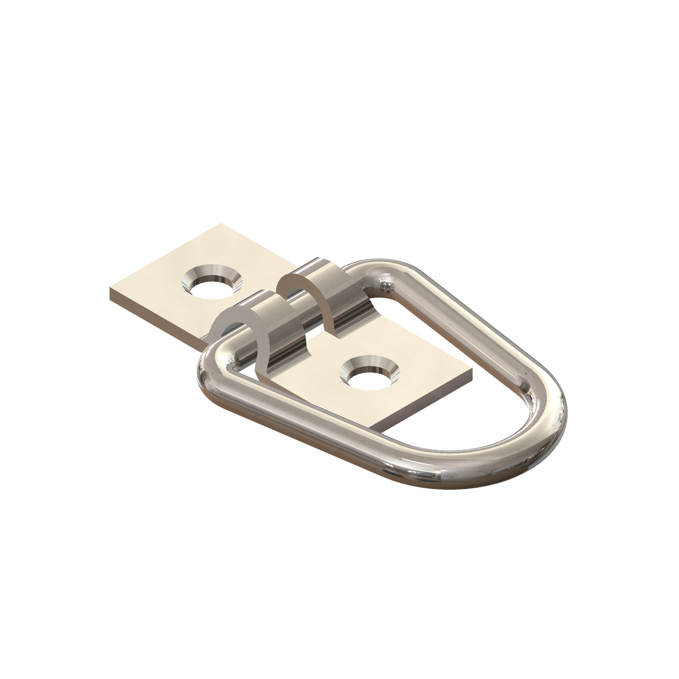 Rhiwa Quality eye folding - height 37 mm recessed - zinc-plated ...